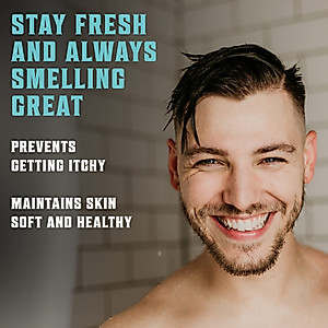 Viking Revolution Mens Balls Wash for Men (10 oz) - Ballwash for Men with Charcoal Mens Intimate Wash Men Genital Wash with Menthol, Vitamin B5 and Activated Charcoal