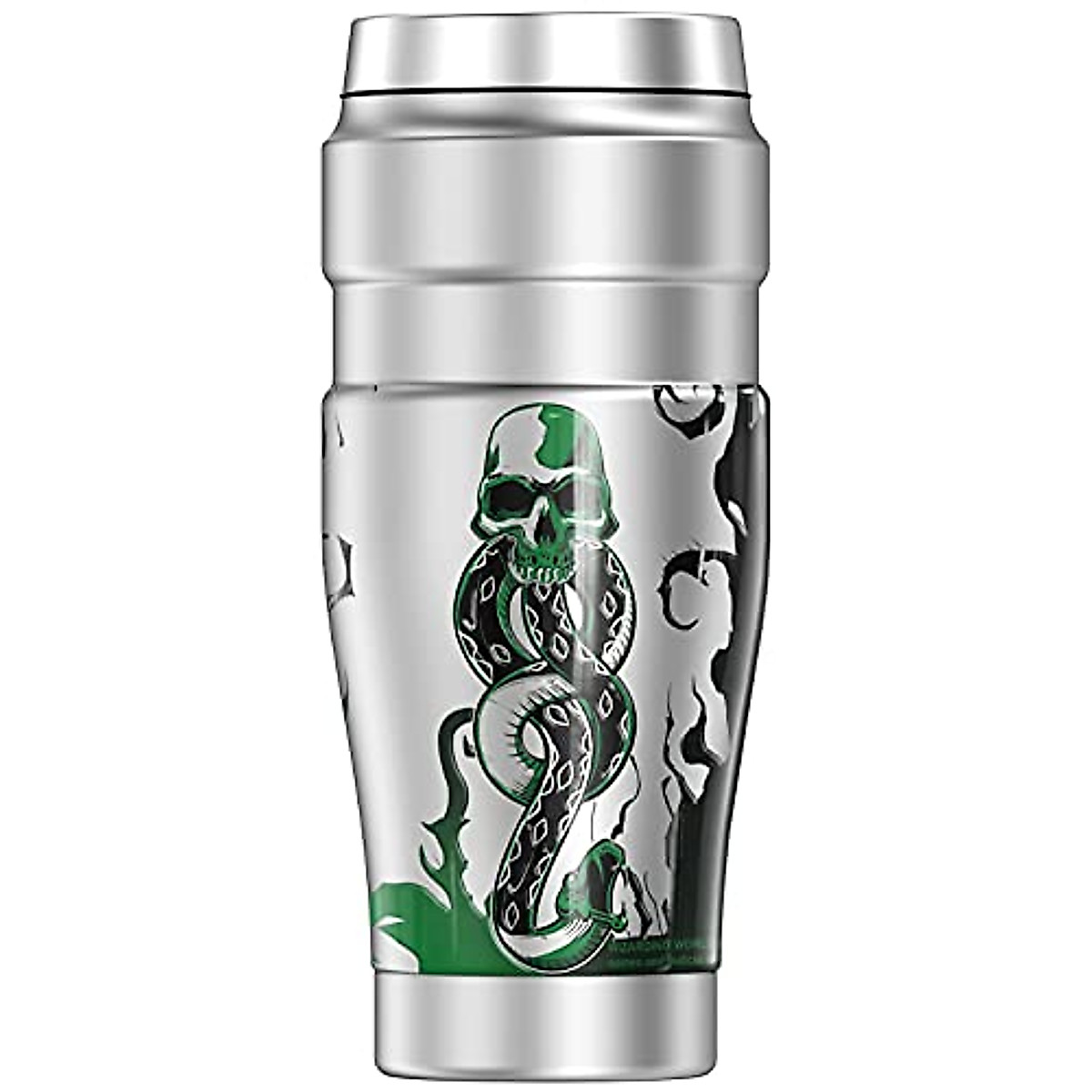 THERMOS Harry Potter Death Eater Mark STAINLESS KING Stainless Steel Travel Tumbler, Vacuum insulated & Double Wall, 16oz