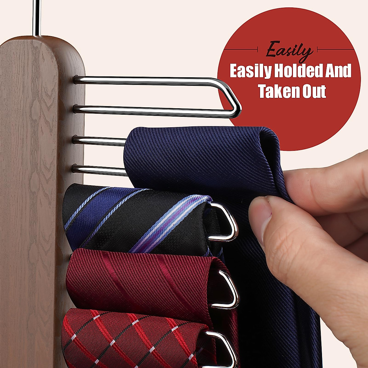 Uinicor Tie Hanger - Smart Closet Organizer for Ties