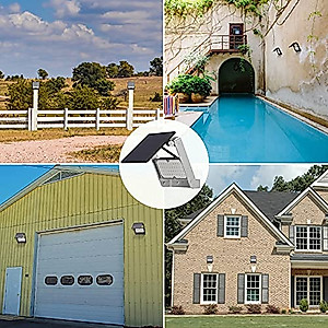 Solar Lights Outdoor, Motion Sensor Security Lights, Multiangle Adjustable Lightweight Solar Wall Lights with 40 High Bright LED Waterproof Aluminum Alloys Flood Light for Garden Garage Patio