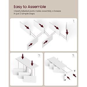 VASAGLE Tree Bookshelf, 5-Tier Bookcase, Small Bookshelf, Space-Saving Corner Shelf, Book Tree, Holds Books, CDs, Games, for Bedroom, Living Room, Home Office, Cloud White ULBC183T14