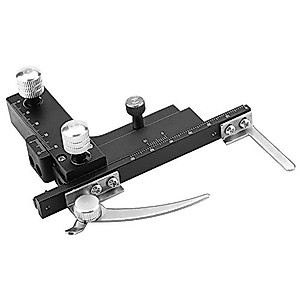 Microscope Movable Caliper, High-Precision Movable Ruler Mechanical Stage X-Y Uses on Microscope to Move The Slices