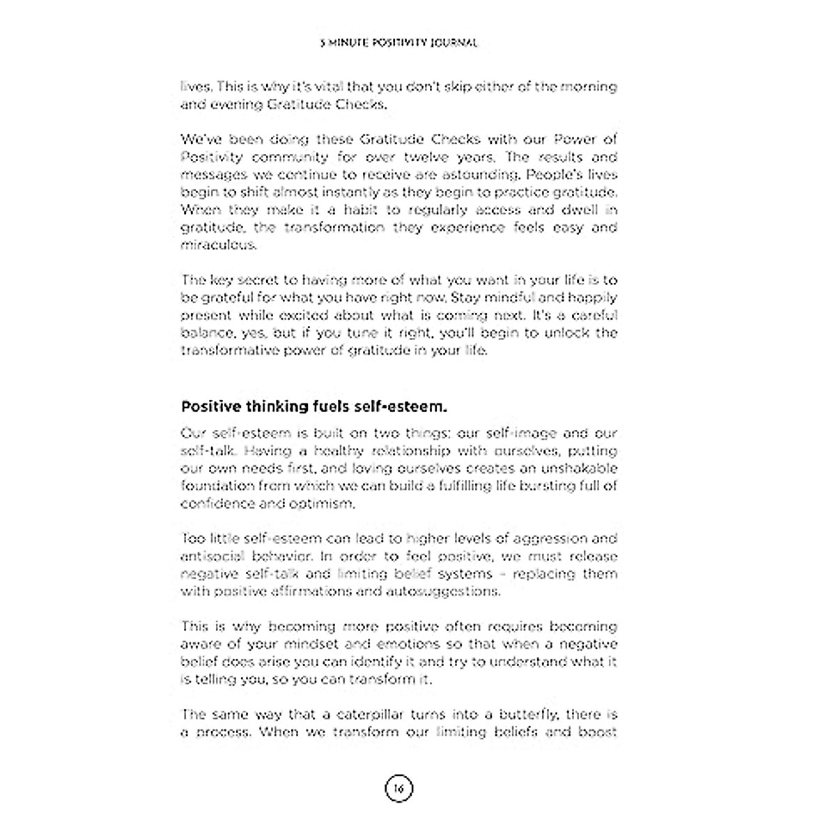 3 Minute Positivity Journal: Boost Your Mood. Train Your Mind. Change Your Life.