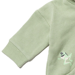 STAR WARS The Mandalorian The Child Infant Baby Boys Fleece Zip Up Hoodie Green 24 Months