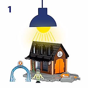 Brio World – 36007 Smart Tech Sound Spooky Train Station | Train Set Accessory Toy for Kids Age 3 Years and Up