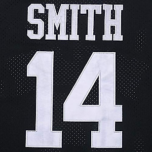 CAIYOO #14 The Fresh Prince of Bel Air Academy Basketball Jersey for Men 90S Hip Hop Clothing for Party (Black, X-Large)