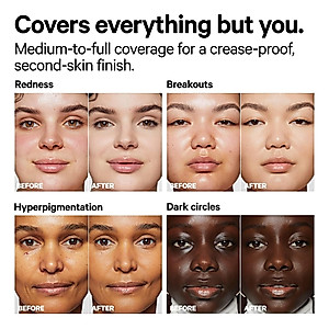 Milk Makeup Future Fluid All Over Cream Concealer, 4N (Fair with Neutral Undertones) - 0.28 fl oz - Medium-to-Full Coverage - Up to 12-Hour Wear - Crease-Proof Finish - Vegan, Cruelty Free