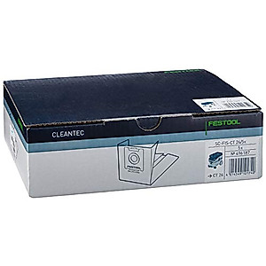 Festool 496187 Selfclean Filter Bag For CT 26, Quantity 5 (1)
