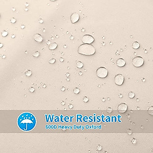 ZEJUN Outdoor Furniture Covers Waterproof, 600D Patio Couch Cover, 58" L x 28" D x 35" H, UV Resistant, Anti-fad, Dustproof Loveseat Sofa Cover for Patio Furniture, Porch loveseat, Lawn Bench Chairs