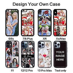 Personalized Multiple Pictures/Photos Customized Gift Custom Phone Case for iPhone 15 14 13 Pro Max Mini 12 11 Samsung S23 S22 S21 S20 FE Ultra Plus Note 20 10 A53 A03S A02S A13 A32 A51 A71 Black