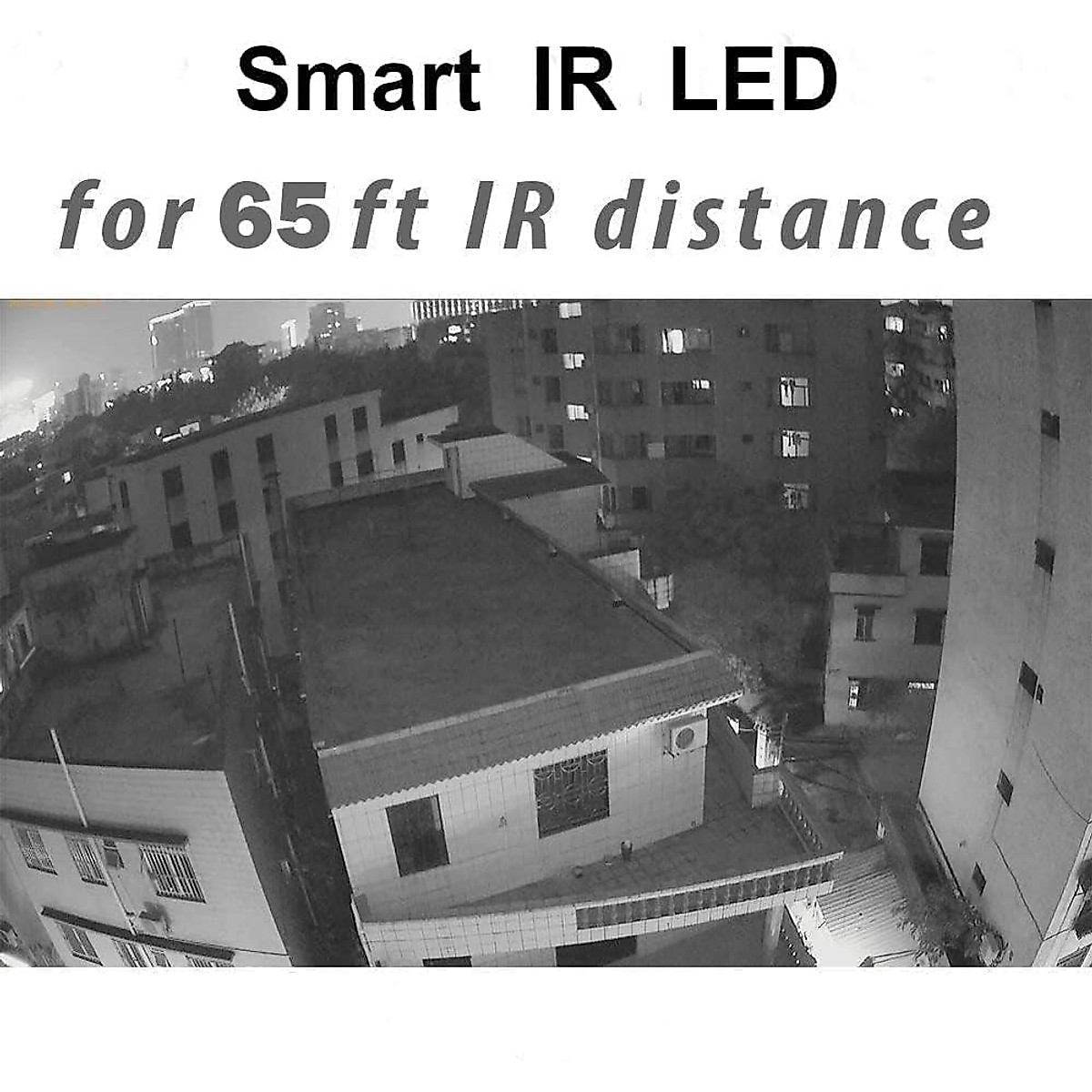 5MP Analog Coax Dome TVI CVI CCTV Surveillance Security Camera, 2.8mm 100° Wide Viewing Angle, 65ft IR Night Vision, Outdoor, Full Metal Housing, ONLY Compatible with 5MP and 8MP DVR