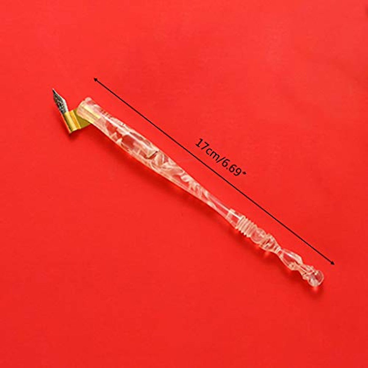 Y-QUARTER Luxury Fountain Pen Set - Retro Resin Manga Calligraphy Dip Pen Holder & 6 Nibs for Lettering Skiching Drawing - Perfect for Men and Women