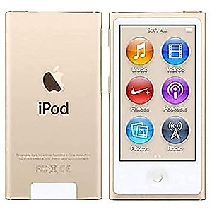 M-Player iPod Nano 16GB Gold 8th Generation with Generic Accessories [Packaged in White Box]