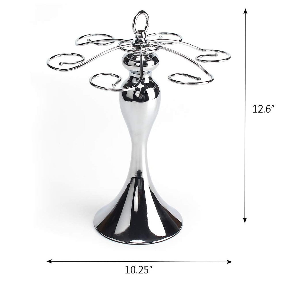 DreamiDeco Countertop Stemware Holder and Wine Glass Drying Rack for Home and Bar, Each Holds 6 glasses, 2 Packs