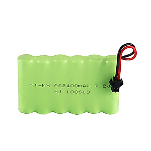 LSXLSD 7.2v 2400mah Rechargeable Battery Pack with USB 5in2 for Remote Control Car Model Boat Battery Power Supply DIY Model Making Accessories Boat (Color : 5pcs 5in2 USB)