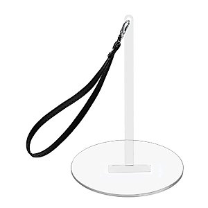 Large Wrist Yarn Holder, Acrylic Yarn Holder with Wrist Strap Portable Yarn Organizer Yarn Holder Spinner for Craft Lovers Knitting, Prevent Tangling