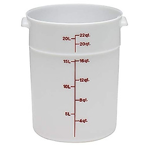 Round 22 Quart Poly White