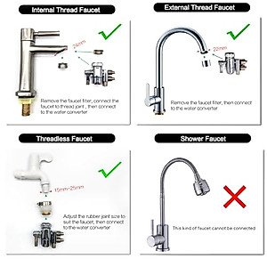 AquaGreen Alkaline Water Ionizer Machine AG7.0, Home Filtration System Produces pH 4-10.5 Water, 7 Water Settings, Up to -570mV ORP, 6000L Per Filter, Silver