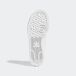 adidas Originals Women's Nizza Platform, White/White/White, 6