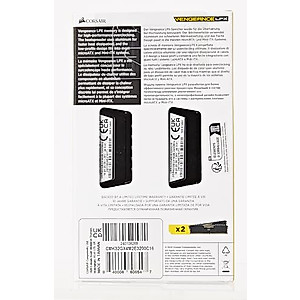 Corsair VENGEANCE LPX DDR4 RAM 32GB (2x16GB) 3200MHz CL16 Intel XMP 2.0 Computer Memory - Black (CMK32GX4M2E3200C16)