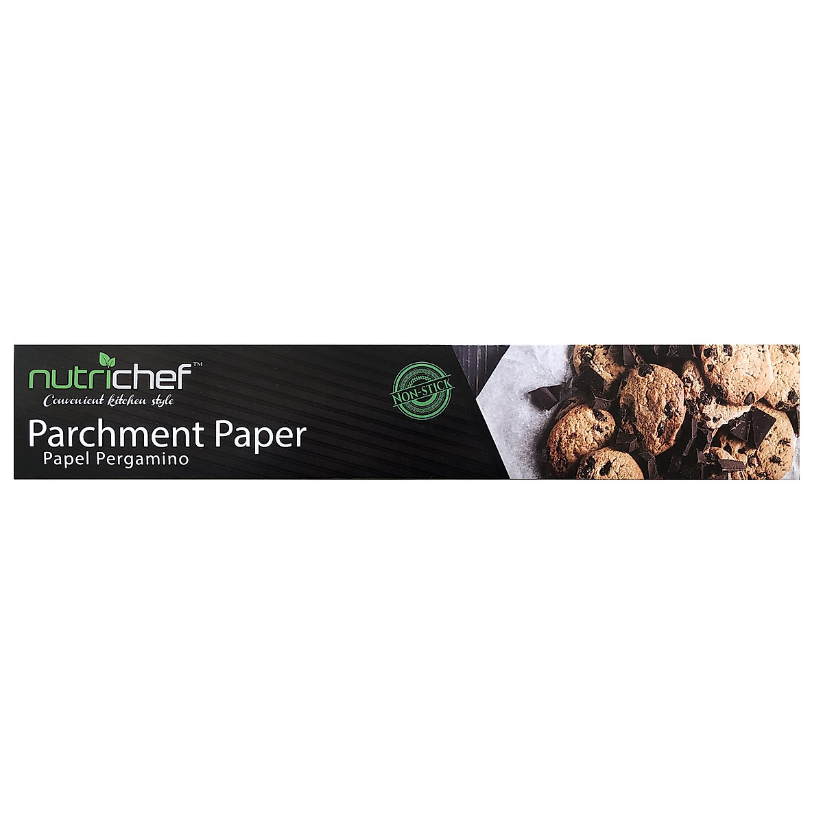 NutriChef 200 Square Foot Parchment Paper Roll | Heavy Duty Parchment Paper Roll for Baking, Easy to Cut & Non-stick Cooking Paper for Cookies, Air Frying & Grilling | Length & Width 160 FT. x 15 IN
