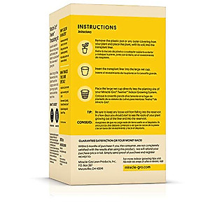 Miracle-Gro Twelve Transplanting Kit, Includes 4 Coir Liners and 4 Large Net Cups - Use Twelve Indoor Growing System - Designed for Growing Plants in Hydroponic Systems (Pack of 2)