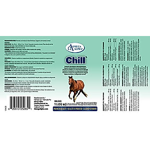 Chill Calming Formula for Horses - 32 Ounces (Quart)