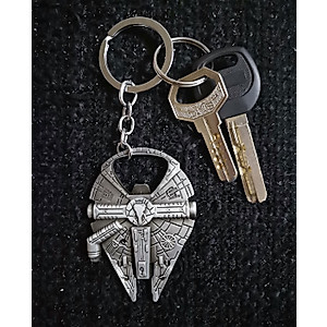 WF FASHION Keychain, Metal Bottle Opener,Beer Opener Gifts for Men and Women