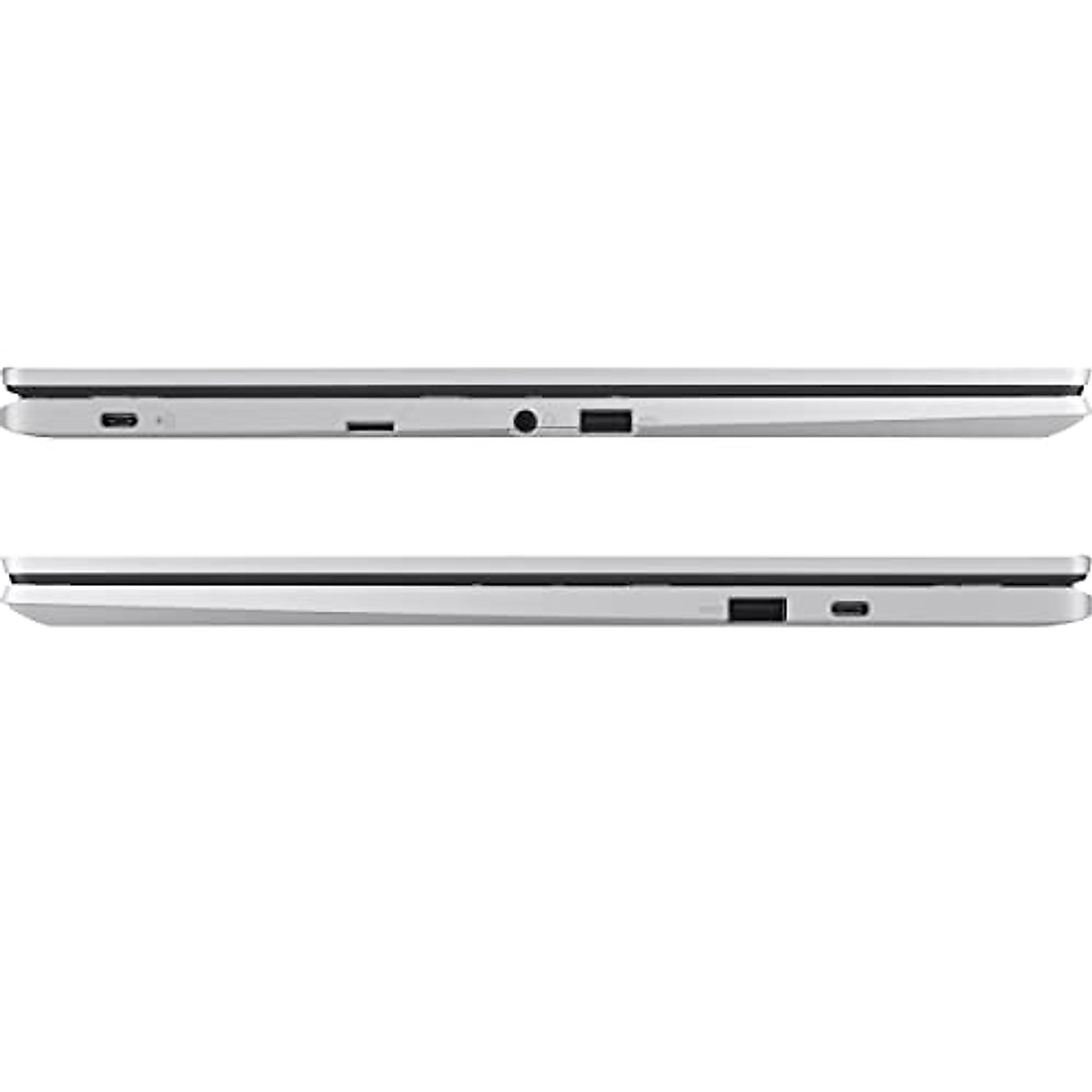 ASUS Chromebook 17.3" FHD Laptop Computer, Intel Celeron N4500 Processor up to 2.8GHz, 4GB LPDDR4 RAM, 32GB eMMC, WiFi 6, Bluetooth 5.2, Webcam, Transparent Silver, Chrome OS, ipuzzle Type-C HUB