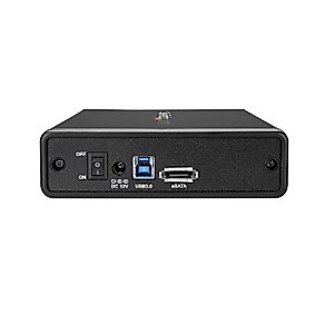 StarTech.com 3.5" External SATA Hard Drive Enclosure - Trayless - eSATA / USB 3.0 (USB 3.1 Gen 1) Hard Drive Enclosure w/ UASP , TAA (S351BMU33ET)
