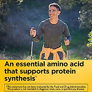 Nature Made L-Lysine 1000 mg, Dietary Supplement, 60 Tablets, 60 Day Supply