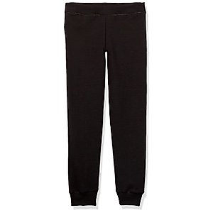 Hanes Girls Comfortsoft Ecosmart Jogger Pants, Black, Medium US