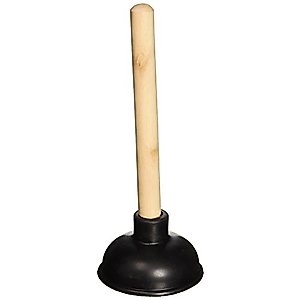 MINTCRAFT 8317-B Mint Craft Drain Plunger, 4", Black
