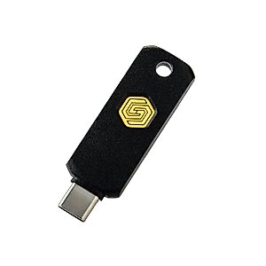 GoTrust Idem Key – C, IP68 Waterproof, Multi-Protocol Two-Factor Authentication Security Key, USB-C/NFC, FIDO2 L2 Certified - Safeguard Your Online Accounts