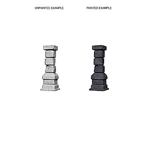 WizKids Deep Cuts Unpainted Miniatures Terrain: Wave 3: Pillars