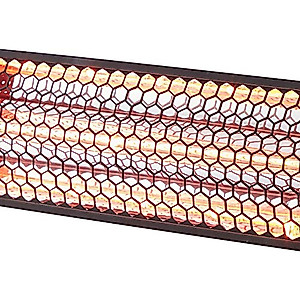 Permasteel PH-90204-BK-AM Portable Patio Heater, 39.96" x 7.16" x 11.33", Black