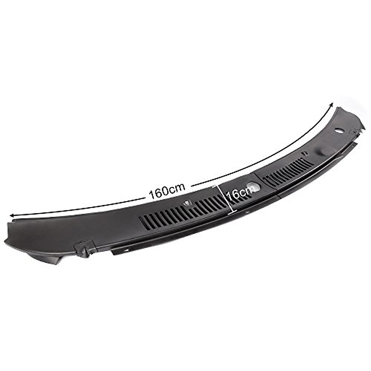 CHEDA New 2PCS Improved Windshield Wiper Cowl Vent Grille Panel Hood Assembly, Compatible With 99-04 FORD MUSTANG, 3R3Z 6302228