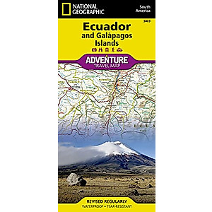 Ecuador and Galapagos Islands Map (National Geographic Adventure Map, 3403)