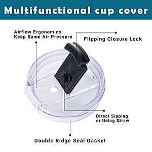 Gome 40 oz Tumbler with Handle Black - Stainless Steel Cup with Straw - Insulated Coffee Mug with Lid - Daisy Birthday Gifts for Women - Hand Wash Only