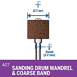 Dremel 407 1/2" Sanding Band, 60 Grit