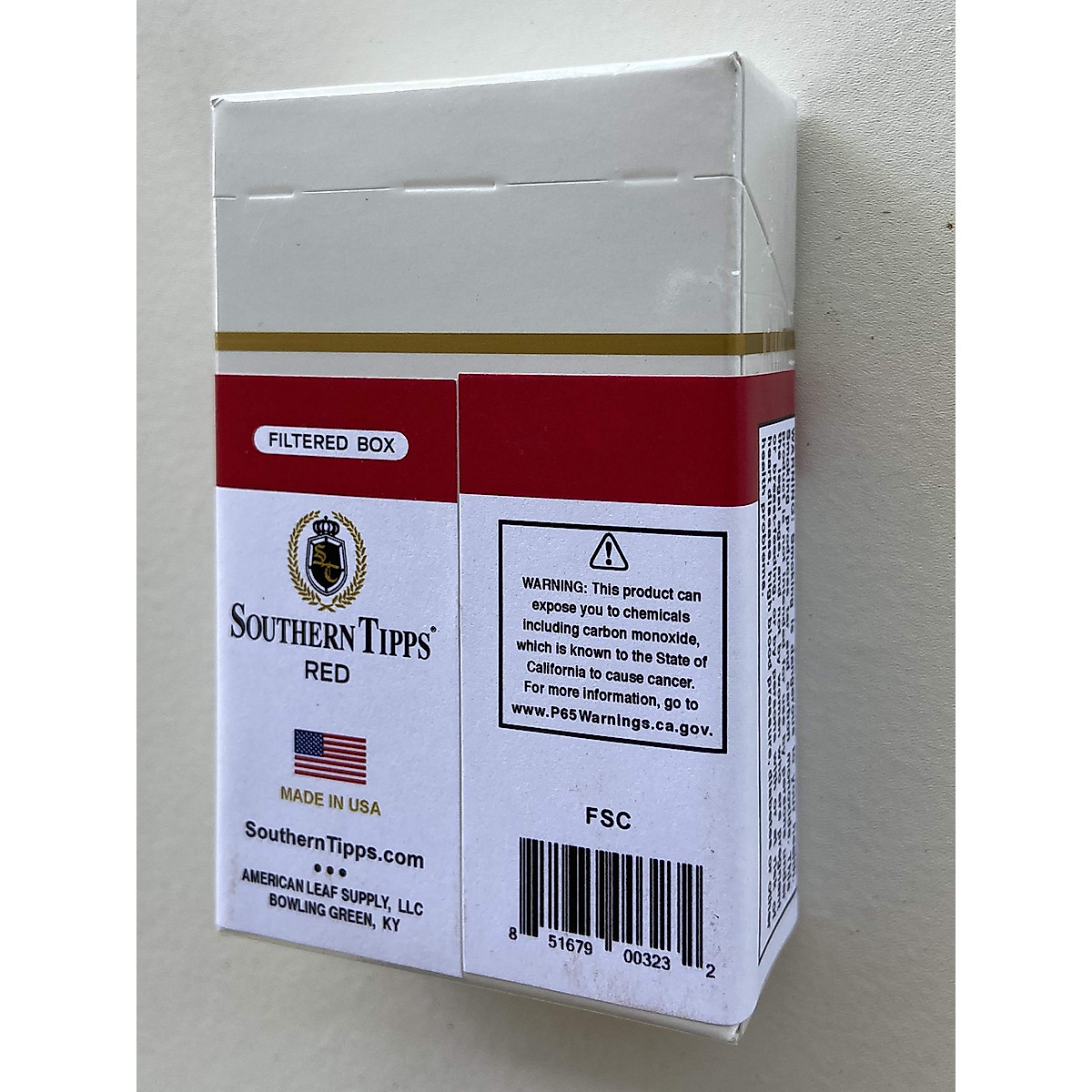 SOUTHERN TIPPS RED PACK HERBAL CIGARETTES - Tobacco & Nicotine Free, Proprietary Botanical Blend, Smooth Smoking Experience, Non-Addictive - 20 Sticks