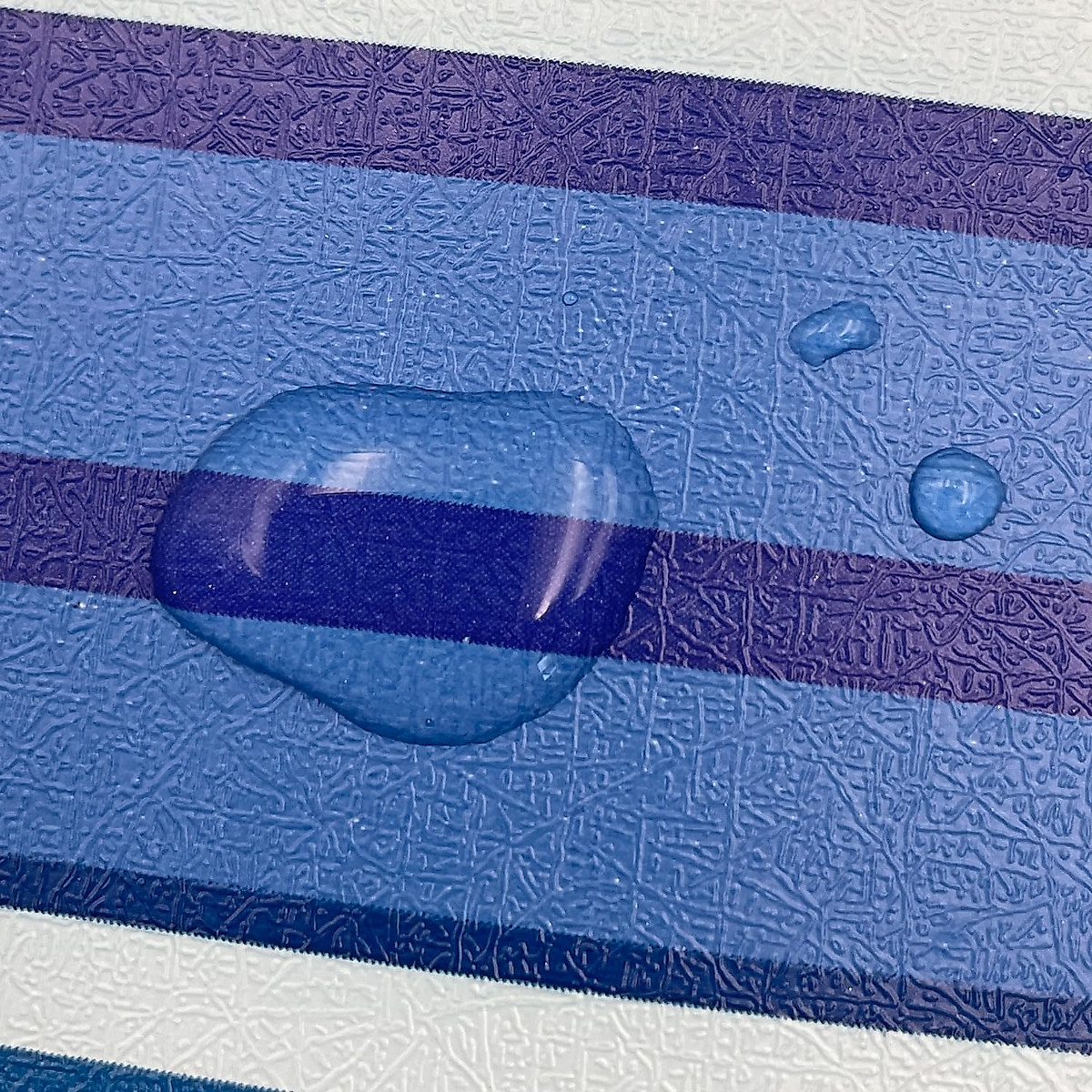 Yifely Mediterranean Blue Stripes Shelf Liner Removable Dresser Drawer Sticker Self-Adhesive Furniture Paper 17.7 Inch by 9.8 Feet