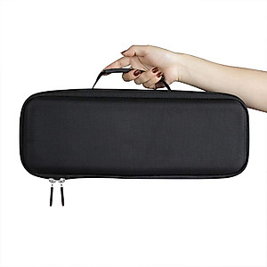 Hermitshell Travel Case for Revlon One-Step Hair Dryer and Volumizer Hot Air Brush (Black+Plum red)