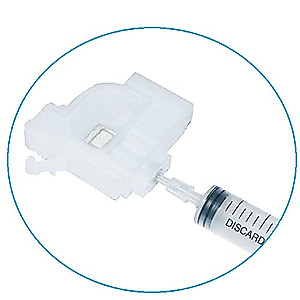 JEJEMI L1800 DTF Printer Dampers for Printer L1800 L1300 L801 L805 L810 L850 L1455 L800 Damper Hose ( Tube Lenth 2 Meter), White and Transparen