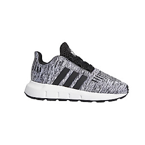 adidas Originals baby boys Swift Run Sneaker, White/Black/Black, 6.5 Toddler US