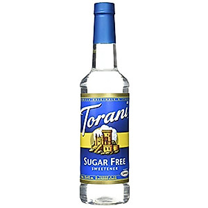 Torani Sugar Free Syrup, Sweetener, 25.4 Ounce (Pack of 1)