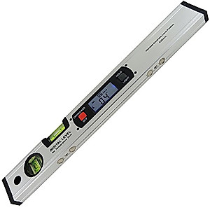 360° Digital Long Level Inclinometer Angle Finder Ruler Protractor 42cm with Magnets/Backlight/Vertical & Horizontal Spirit Bubble for Construction Carpenter Craftsman Renovation Home Professional