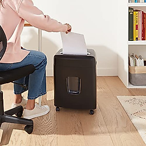 Amazon Basics 12-Sheet Micro Cut Paper Shredder and Credit Card CD Shredder with 6 Gallon Bin