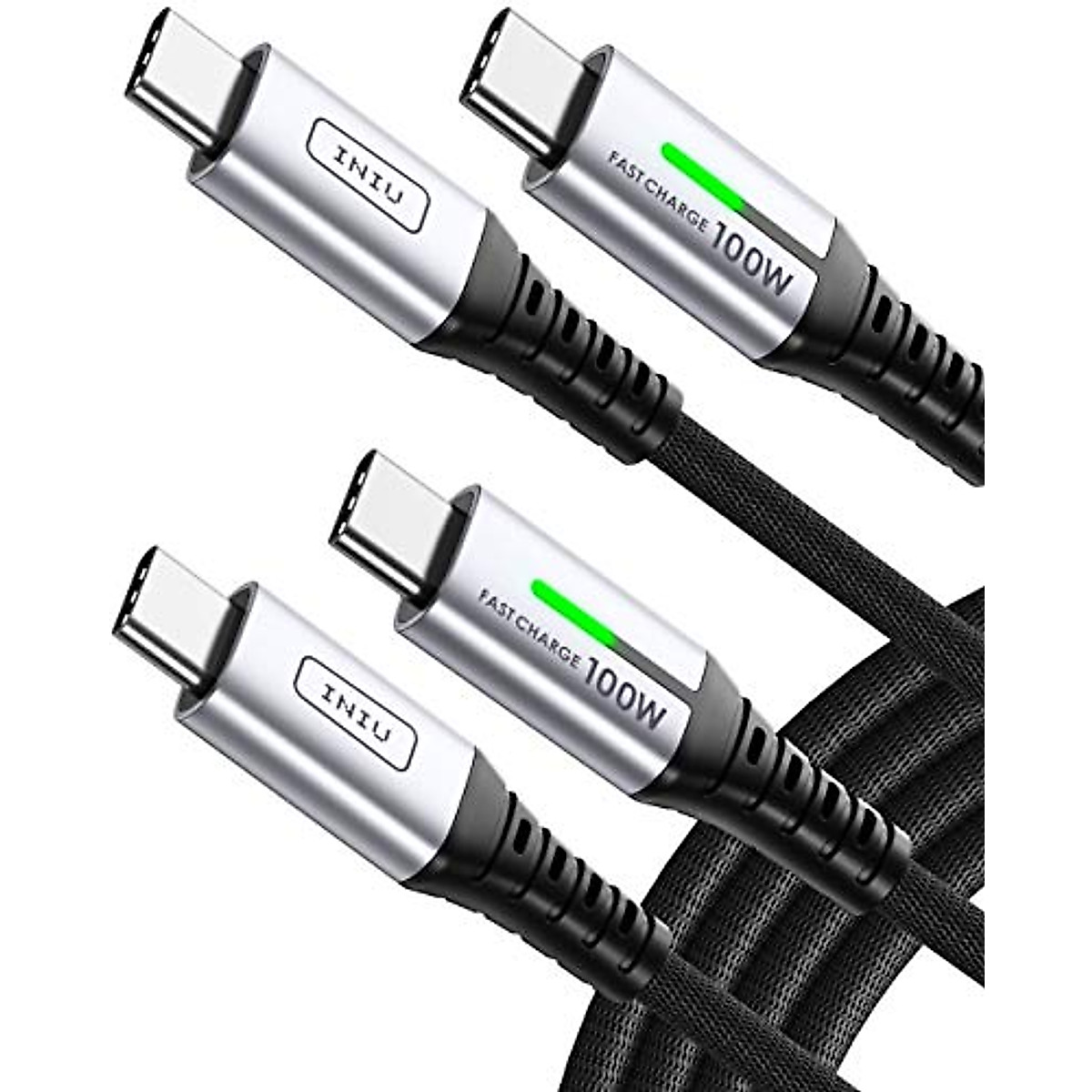 INIU 100W USB C Cable | Fast Charging & Durable Nylon Design