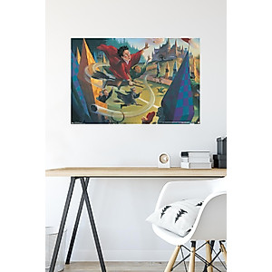 Trends International Harry Potter-Quidditch Premium Wall Poster, 22.375" x 34"